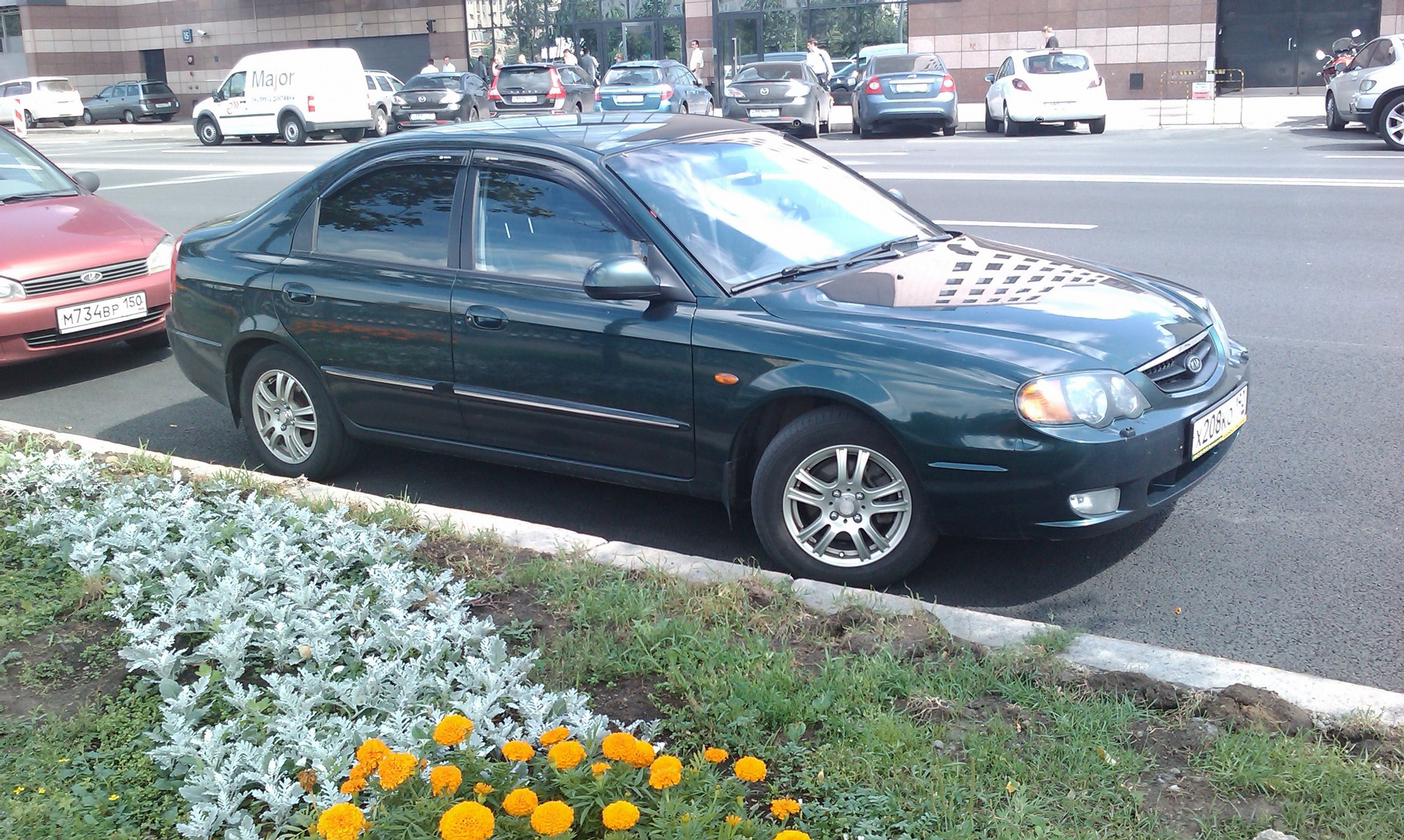 Саввинская набережная — KIA Shuma II, 1,6 л, 2001 года | просто так | DRIVE2