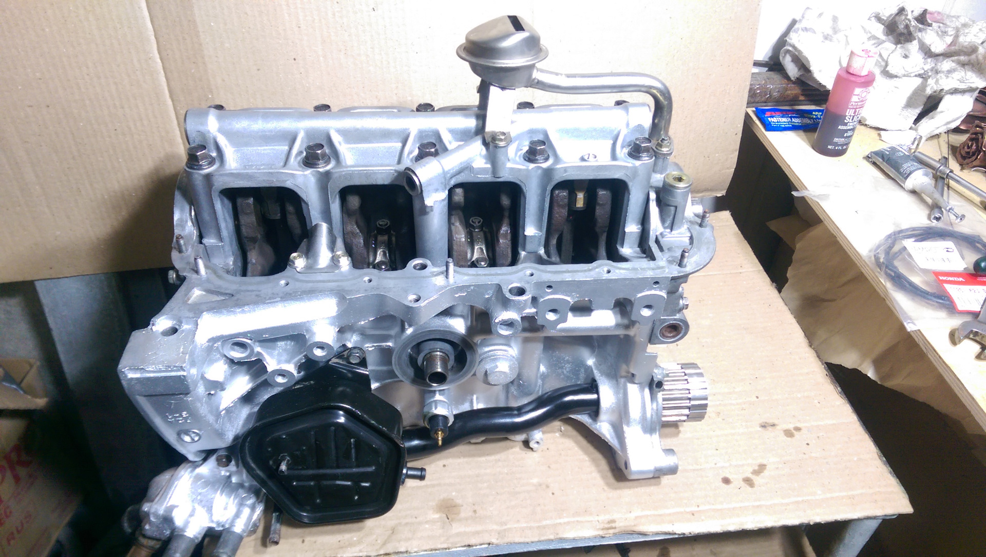 Сборка D15z6 продолжается — Honda Civic Hatchback (6G), 1,5 л, 1996 ...