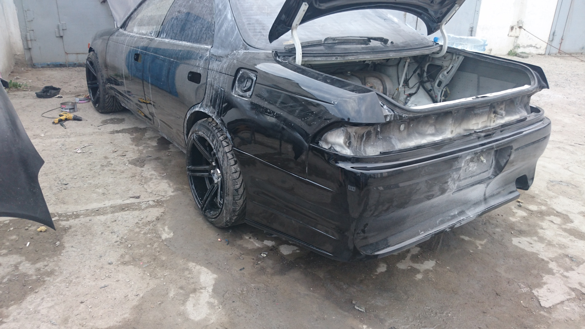 Малярке! Часть 4-я — Toyota Mark II (90), 2,5 л, 1994 года | кузовной ремонт | DRIVE2