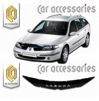 Мухобойник на капот — Renault Laguna II, 2 л, 2007 года | аксессуары ...