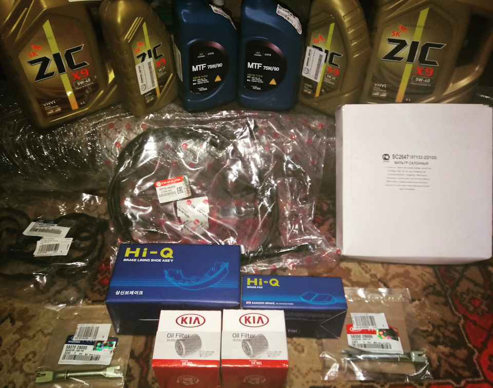Выбор сделан. Подготовка к плановому ТО — Hyundai Elantra (3G), 2 л ...