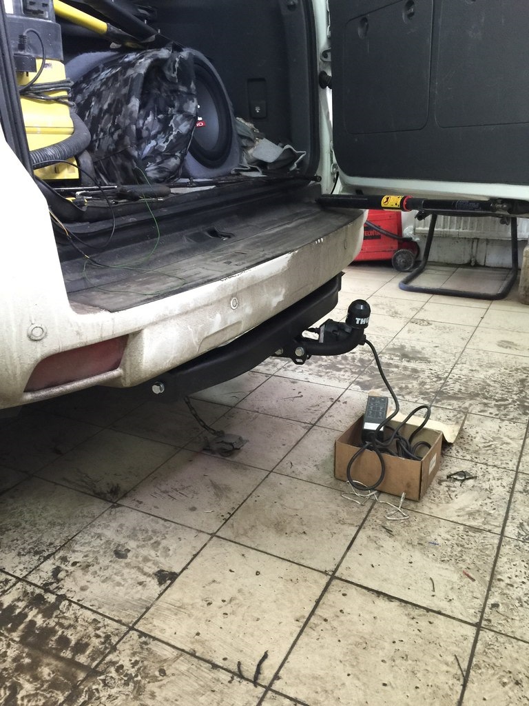 Установка фаркоп. — Toyota Land Cruiser Prado 150-series, 3 л, 2012 ...