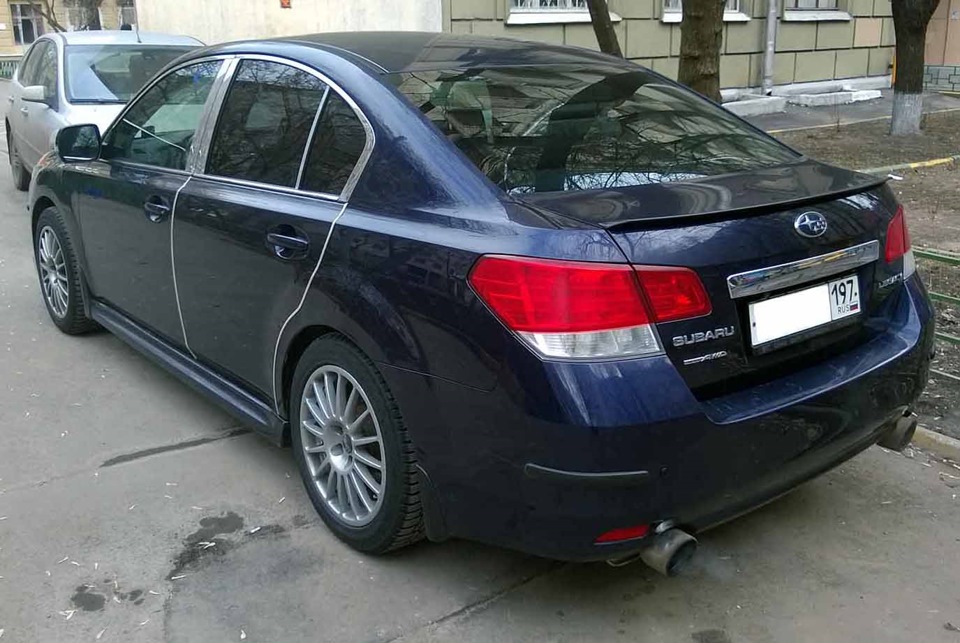 Фото почти финальной стадии доработки внешнего вида — Subaru Legacy (BM ...