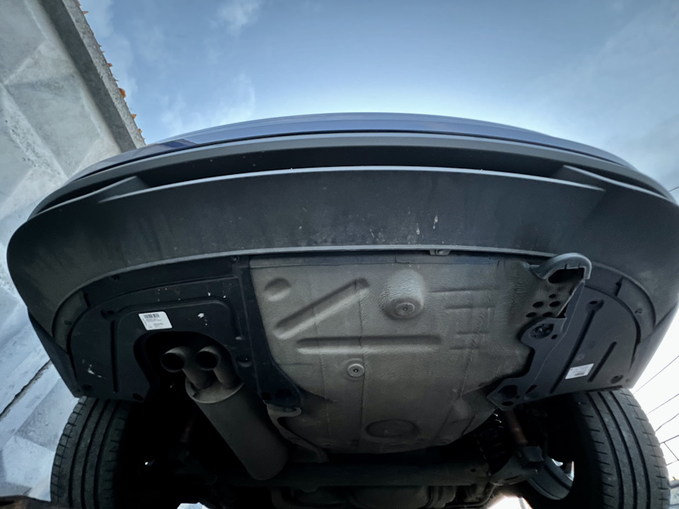 Аэродинамика. Обшивки заднего бампера. — Skoda Rapid (2G), 1,4 л, 2021 ...