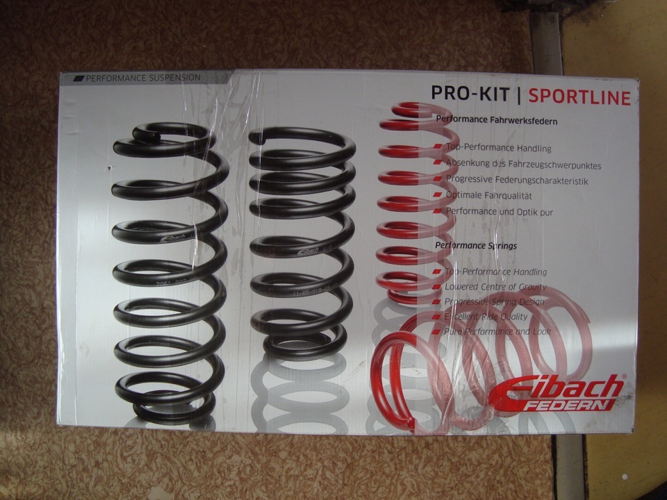 Пружины eibach pro-kit sportline (-30 мм). — Opel Astra J GTC, 1,6 л ...