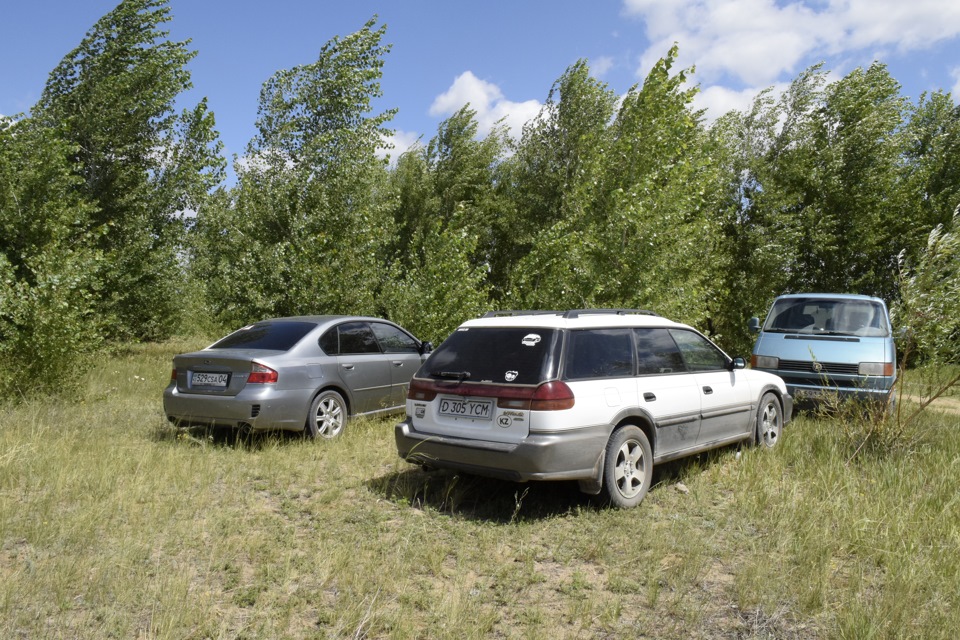 Ну и выходные… — Subaru Legacy Outback (BD/BG), 2,5 л, 1998 года ...
