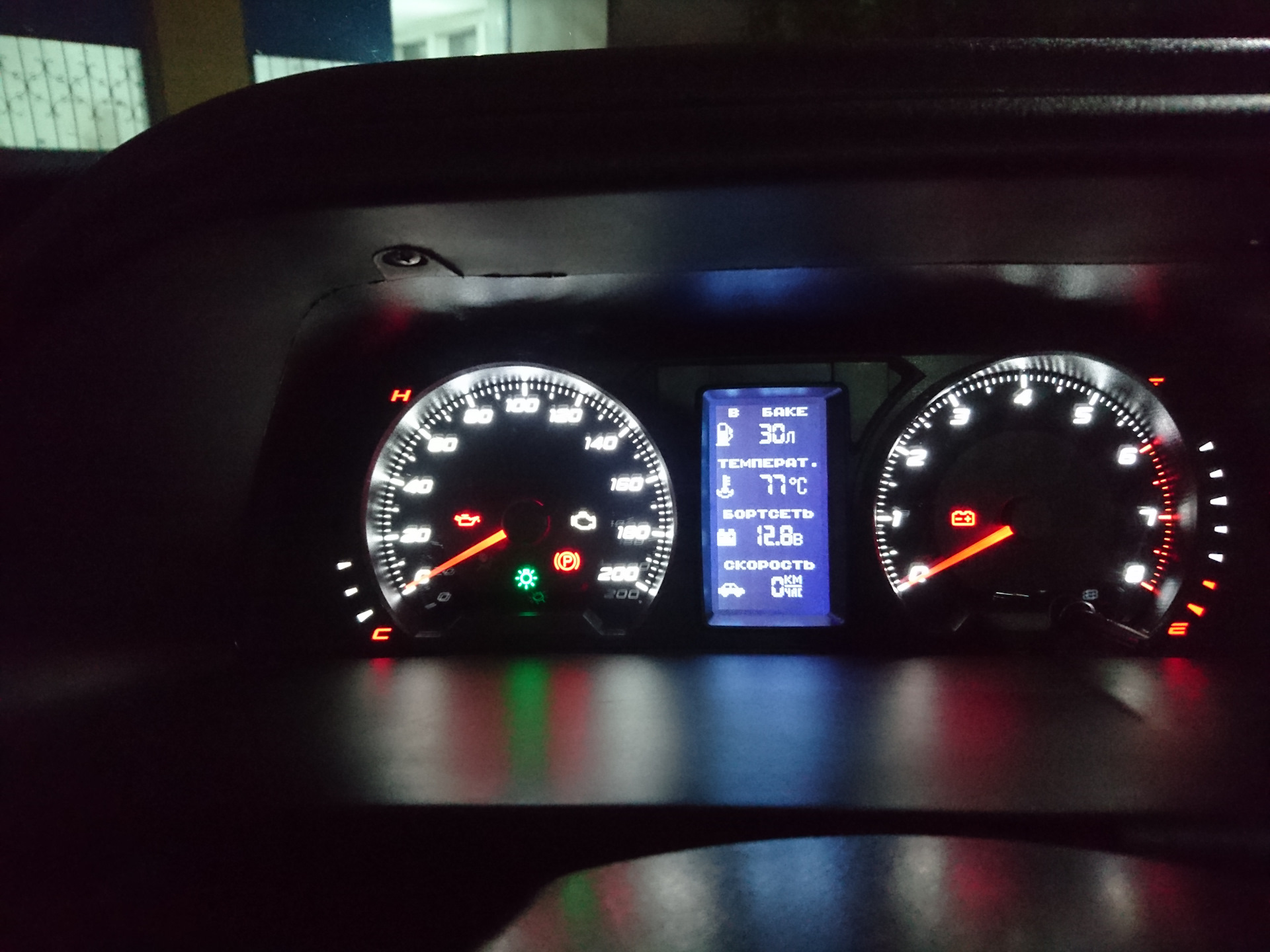 GF 825 приборная панель на 21099) — Lada 21099, 1,6 л, 2008 года ...