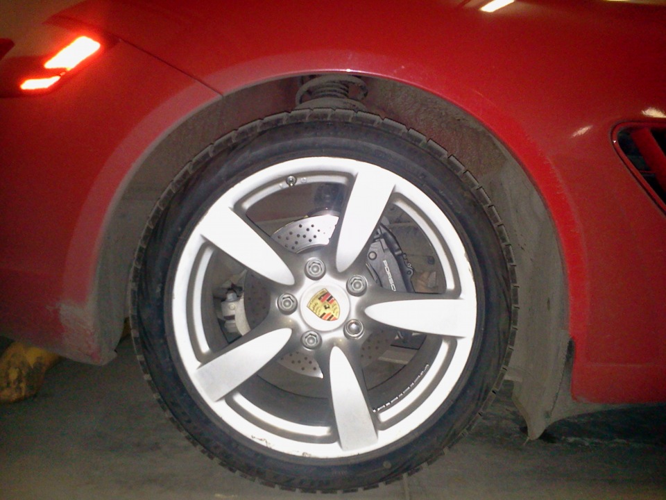 Покупка шин + шиномонтаж — Porsche Cayman (987), 2,7 л, 2006 года ...