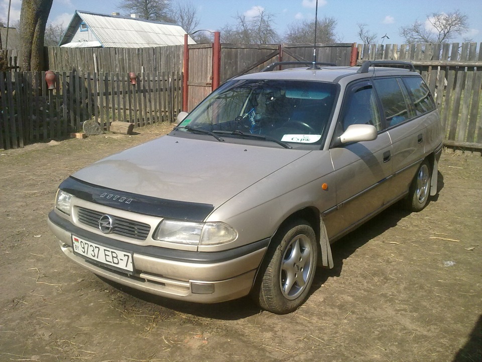 Релинги — Opel Astra F, 1,7 л, 1997 года | наблюдение | DRIVE2
