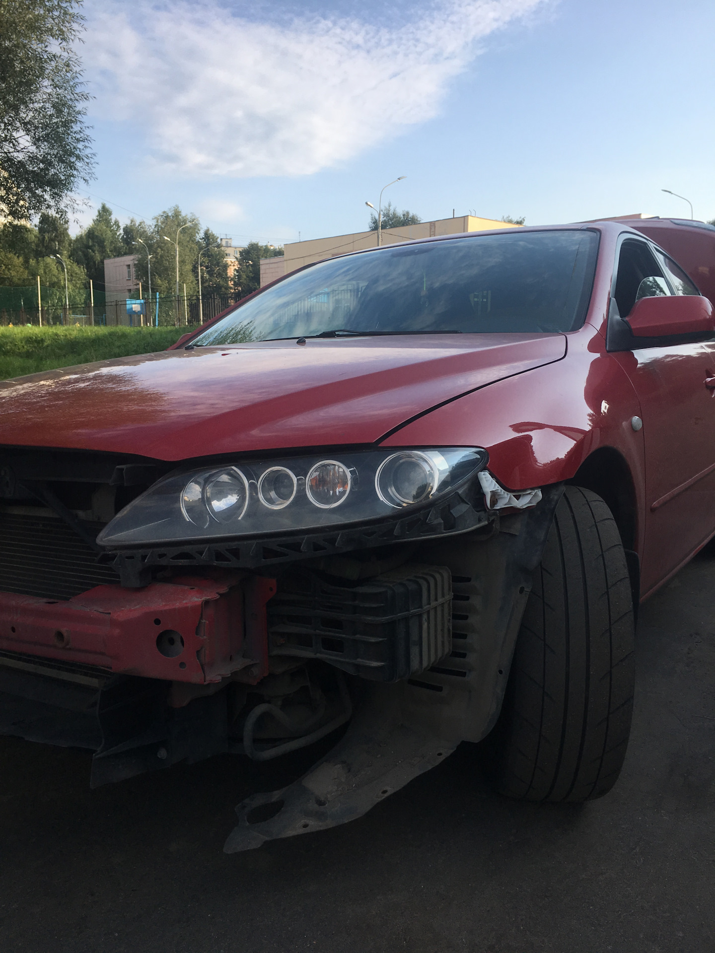 Моторчик омывателя фар — Mazda 6 (1G) GG, 2 л, 2006 года | своими ...