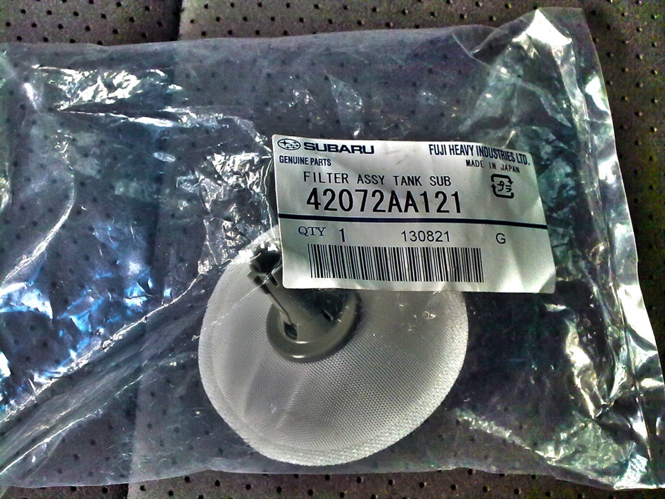 Замена фильтра(сеточки) топливного насоса. — Subaru Forester (SF), 2,5 ...