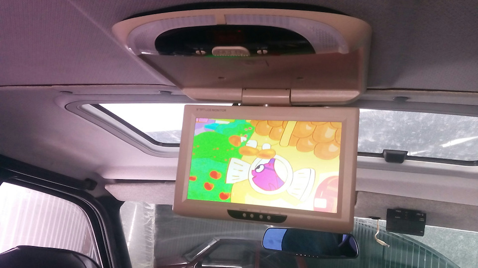 Монитор для детей — УАЗ 3162, 2,7 л, 2004 года | аксессуары | DRIVE2