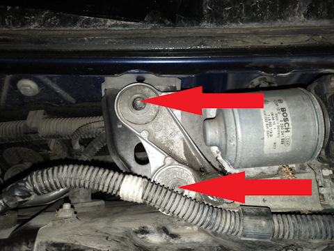 7L6955119B Мотор стеклоочистителя передний VAG | Запчасти на DRIVE2