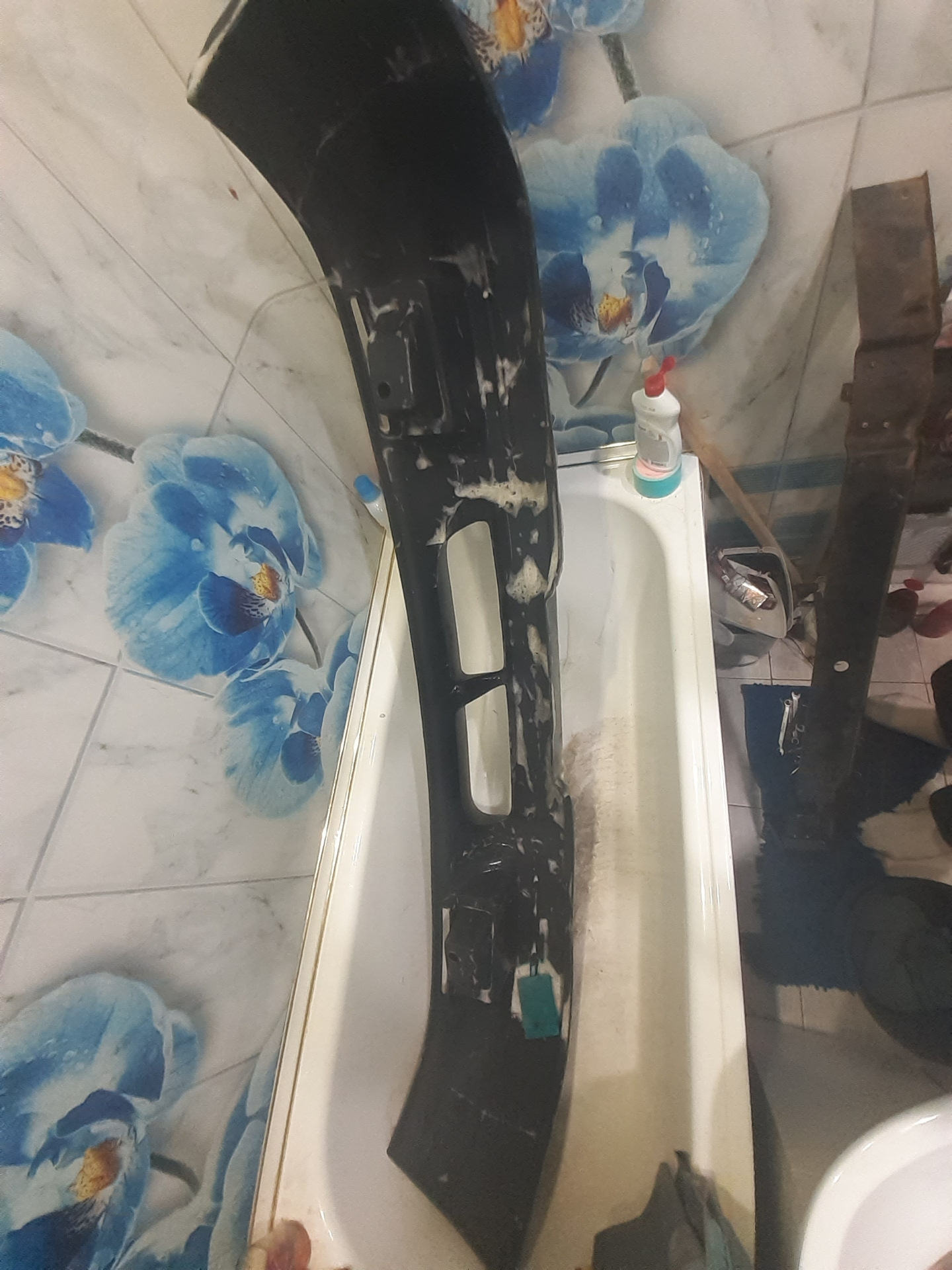 #6 Передний бампер. Начало. — Ford Sierra, 1,6 л, 1987 года | мойка ...