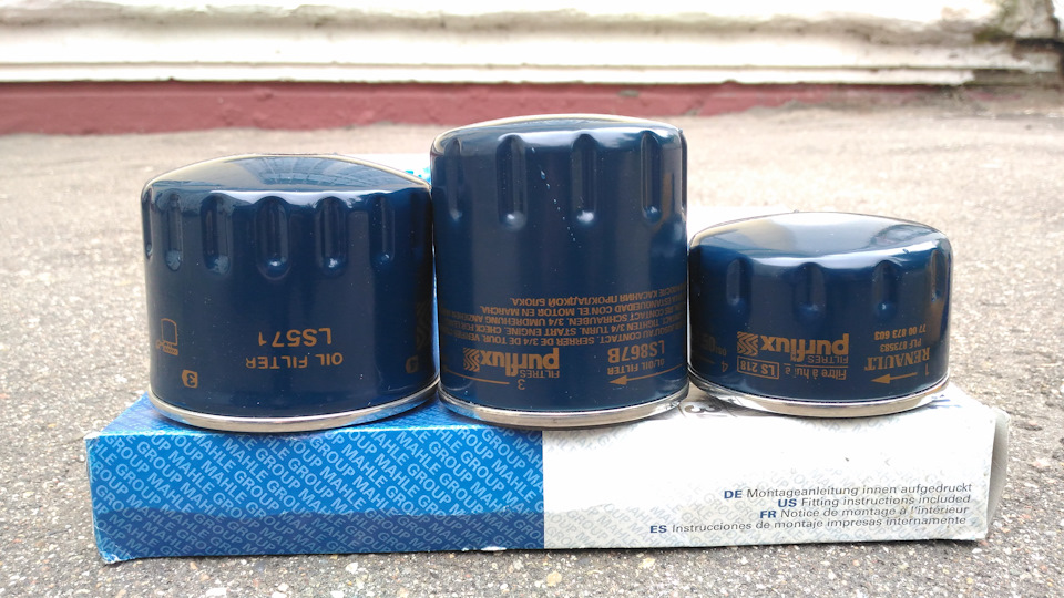 Заменил масло, фильтры и свечи + выбираем масленный фильтр — Renault ...