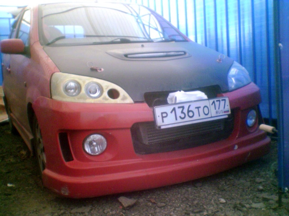 Укорачивание переднего бампера — Daihatsu Yrv, 1,3 л, 2003 года | стайлинг | DRIVE2