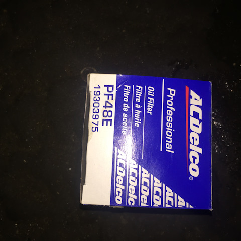 19303975 Фильтр масляный PF48E ACDelco | Запчасти на DRIVE2