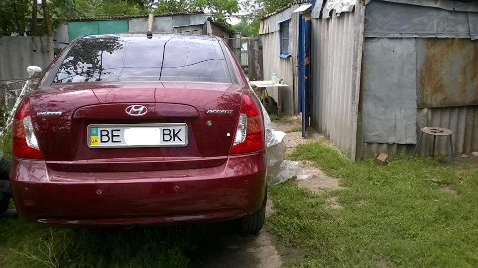 Колесные арки№2 — Hyundai Accent (3G), 1,4 л, 2008 года | кузовной ...