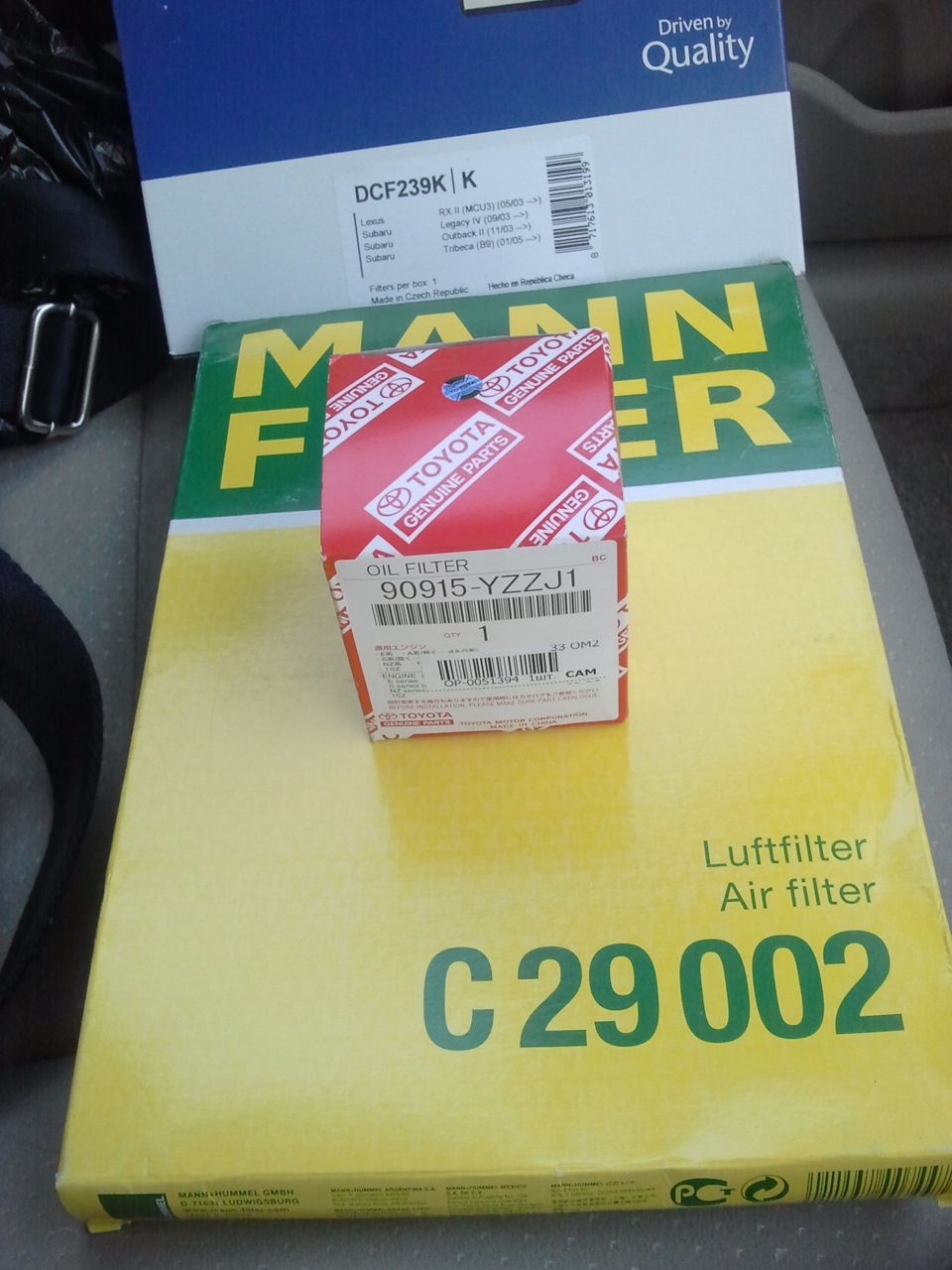 Купил фильтры и установил сигналы — Toyota Prius (20), 1,5 л, 2008 года ...