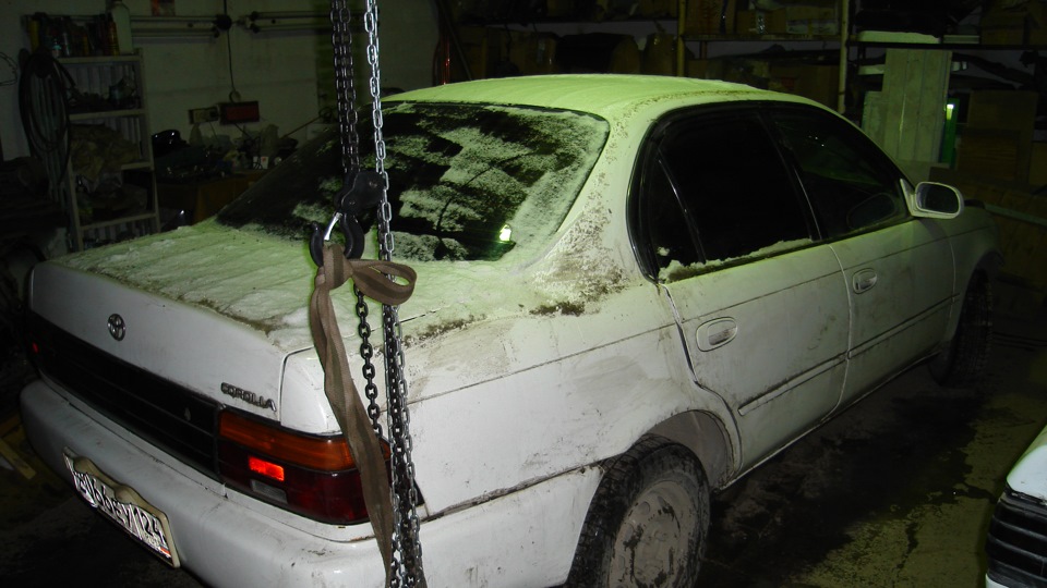 Бортжурнал Toyota Corolla 1.6 ae104 4wd