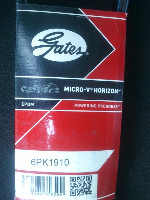 6PK1910 Ремень GATES | Запчасти на DRIVE2