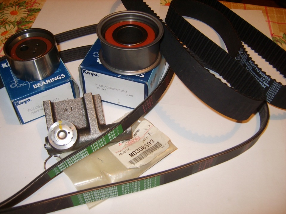 Готовимся к замене ремня ГРМ — Mitsubishi Galant (8G), 2,5 л, 1999 года ...