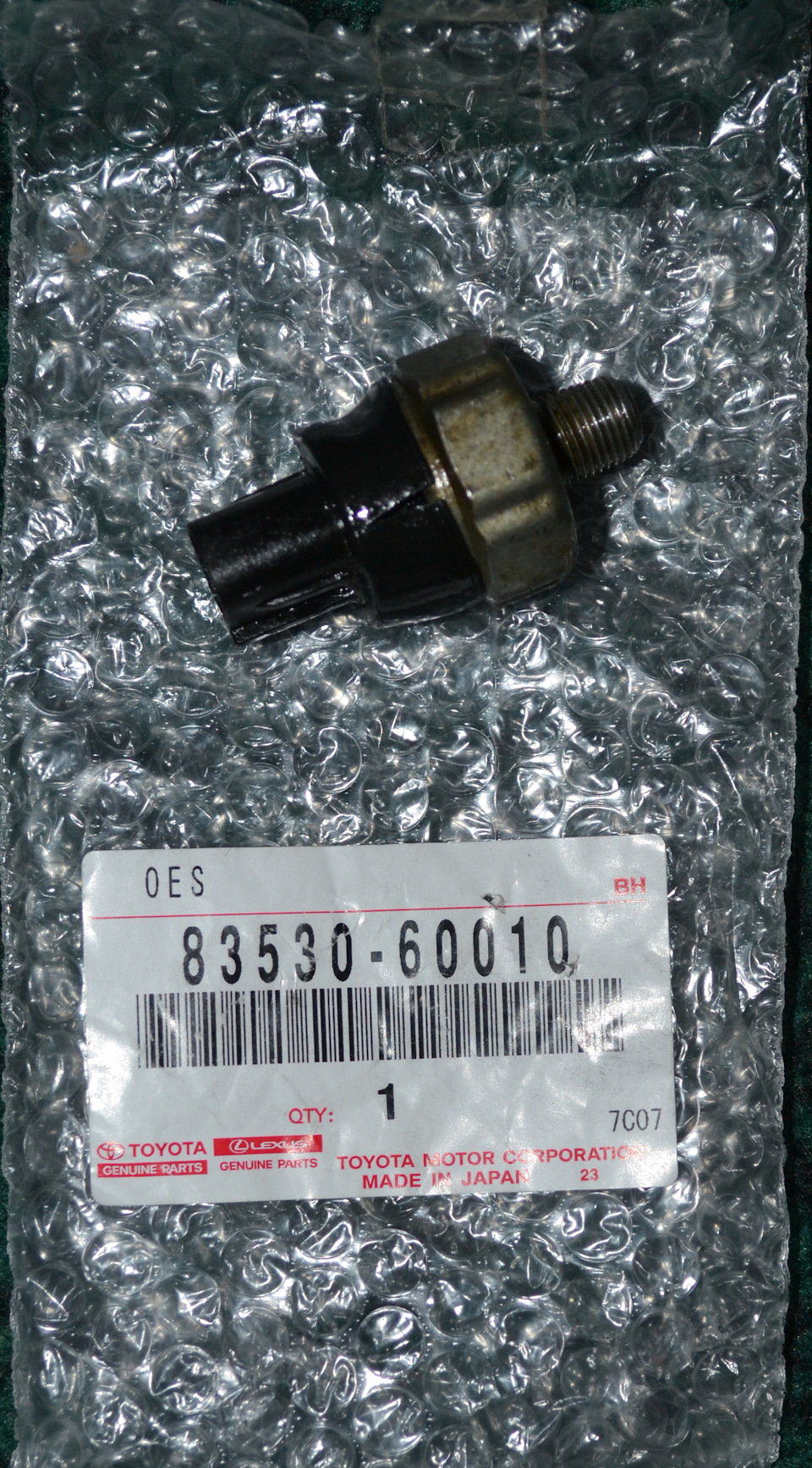 Давление масла — Toyota Camry (V40), 1,8 л, 1997 года | запчасти | DRIVE2