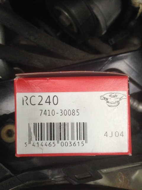 RC240 Крышки для радиаторов и расширительных бачков GATES | Запчасти на ...