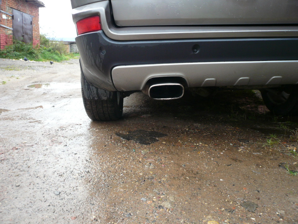 Насадка на глушитель — Volvo XC90 (1G), 2,4 л, 2008 года | своими ...