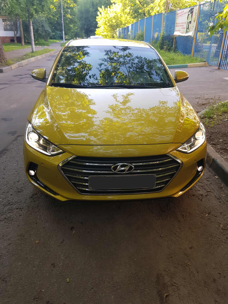 Свет — Hyundai Elantra (6G), 2 л, 2016 года | стайлинг | DRIVE2