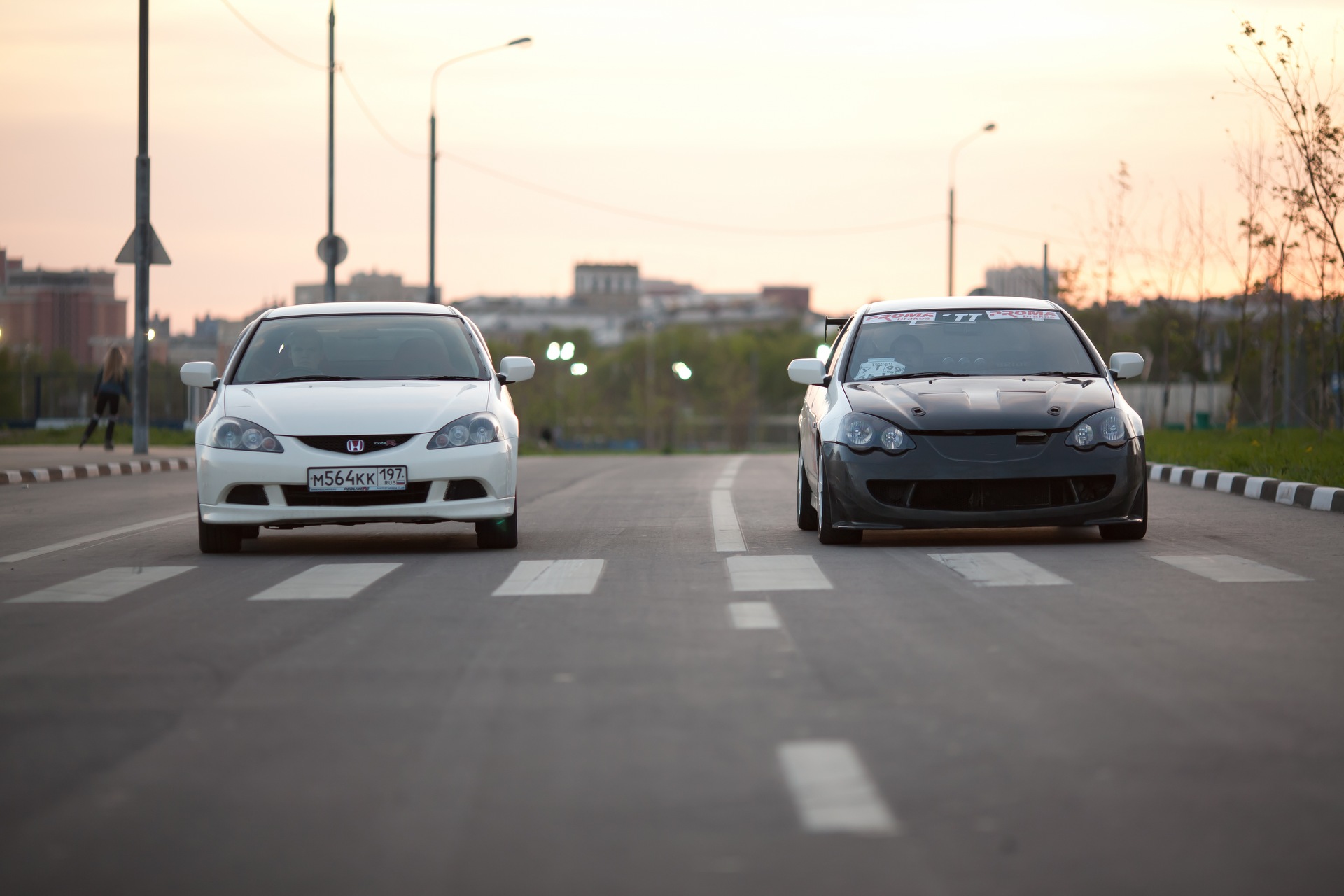 REDLINERS встреча на Ходынском поле.2 — Honda Integra Type R (DC5), 2 л ...