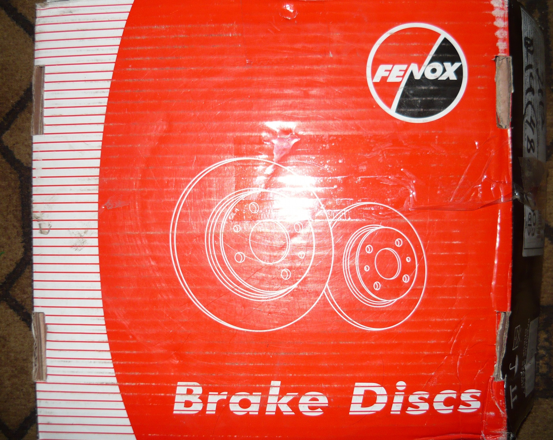 Тормозные диски Fenox — Lada Калина Универсал (1G), 1,6 л, 2010 года ...