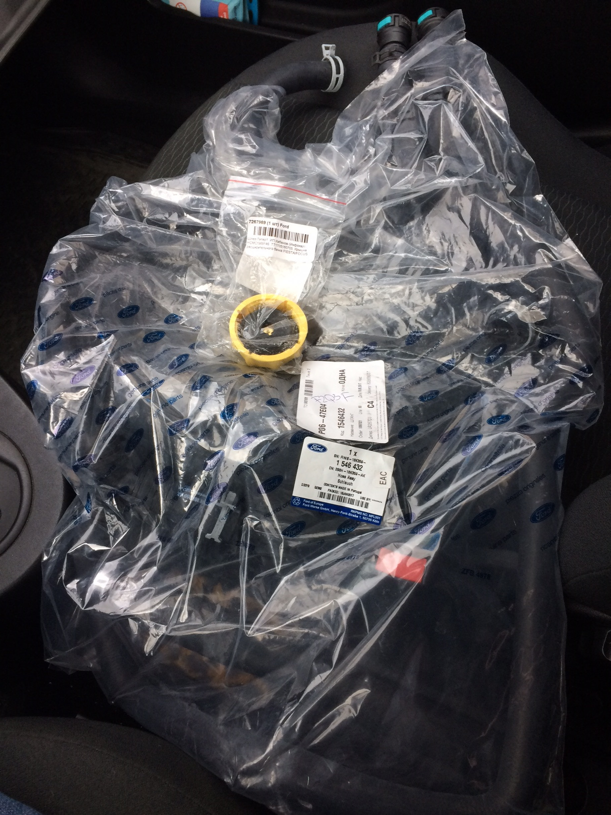 Опять патрубки — Ford Fiesta (Mk V), 1,6 л, 2008 года | своими руками ...