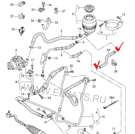 Берегите ваши шланги — Audi A4 Allroad (B8), 2 л, 2009 года | поломка ...
