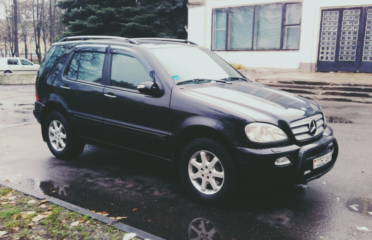 Шапку надень. На улице холодно. — Mercedes-Benz M-Class (W163), 2,7 л ...