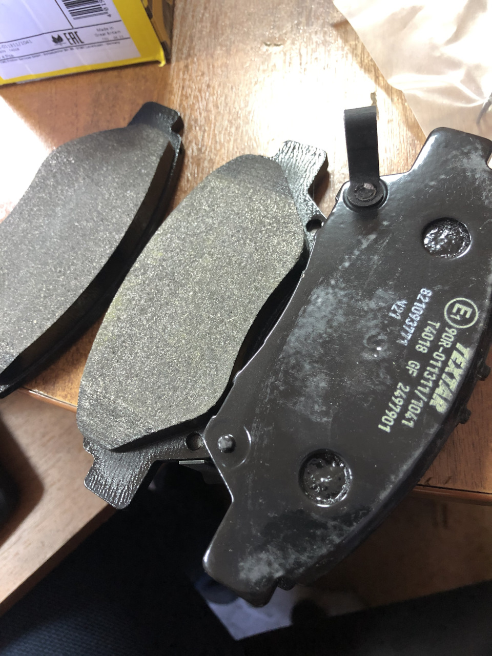 2497901 Комплект тормозных колодок. Передняя ось TEXTAR | Запчасти на DRIVE2