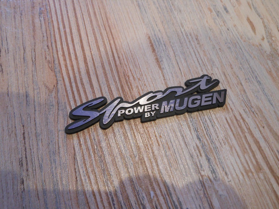 Шильд MUGEN — Honda Edix, 1,7 л, 2004 года | аксессуары | DRIVE2