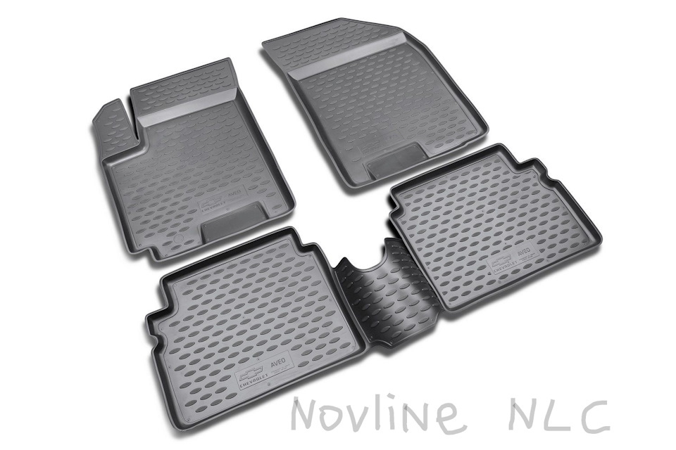 Коврики полиуретан Novline NLC.08.06.210k в Aveo T250 — Chevrolet Aveo ...
