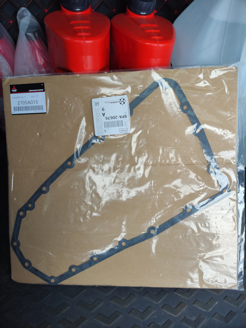 2705A015 Прокладка поддона АКПП (CVT) PSA 4007, 4008, C-Crosser 2.4i ...