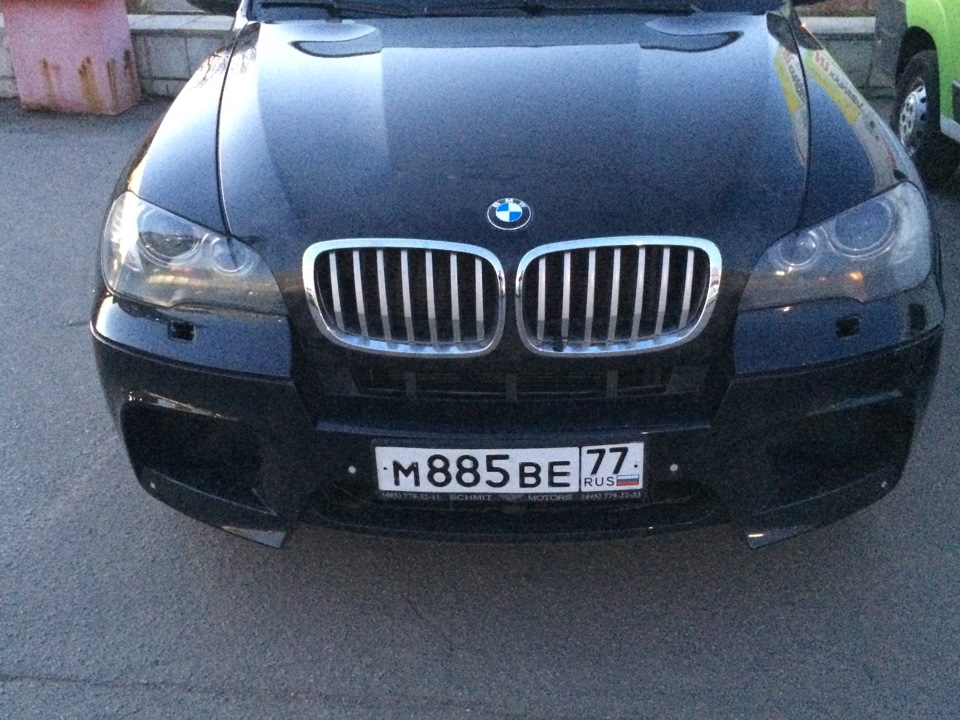 Поставили М бампер, М-решотку — BMW X5 (E70), 3 л, 2008 года | тюнинг | DRIVE2