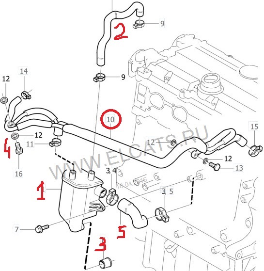 Замена и чистка системы вентиляции картерных газов VOLVO 2.5T. — Volvo ...