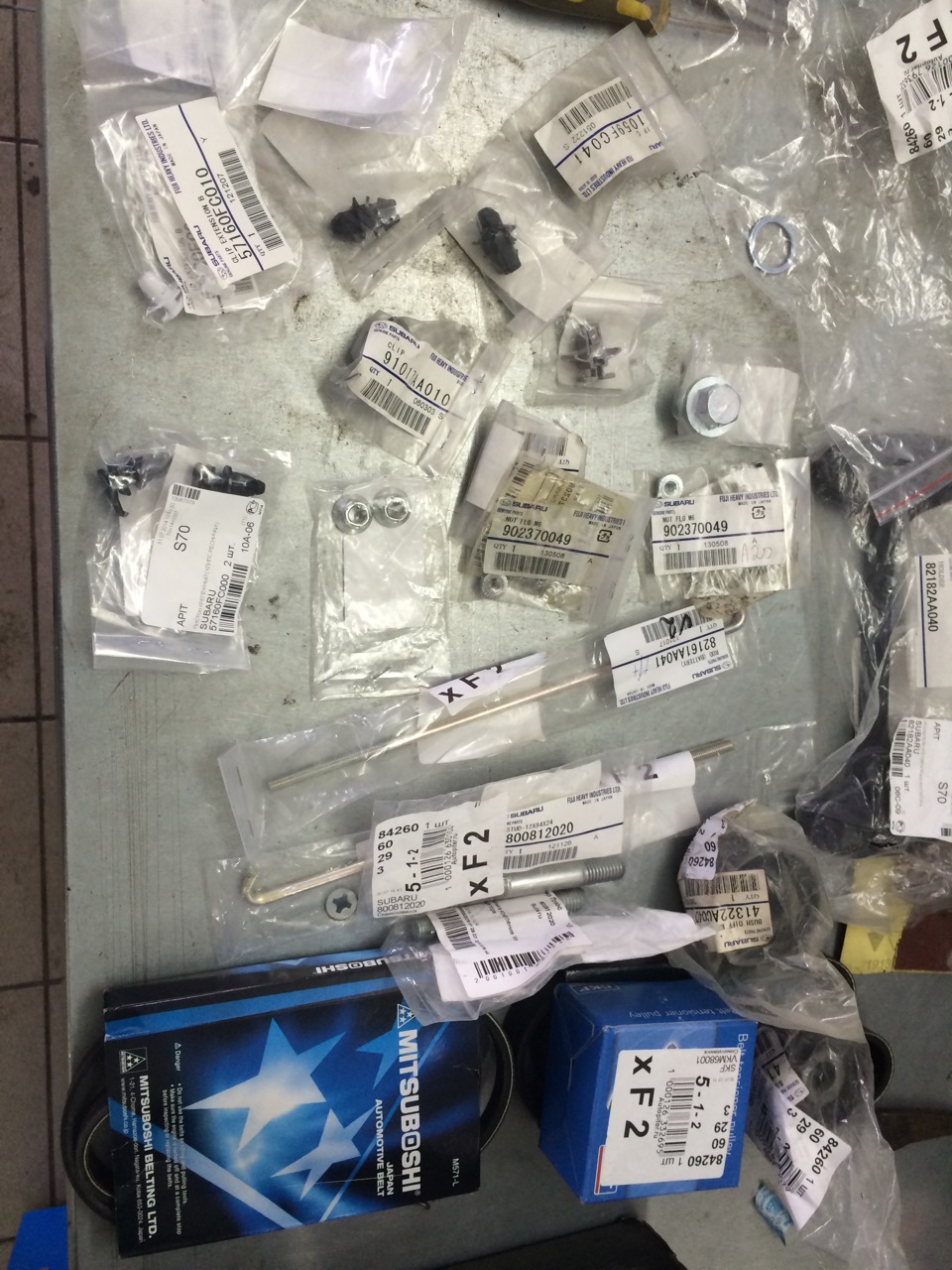 Рулевой карданчик! И большое ТО) — Subaru Forester (SG), 2,5 л, 2003 ...