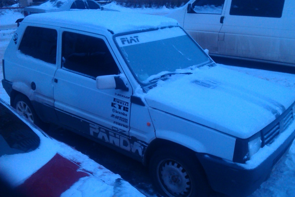 Погодка не радует — FIAT Panda (1G), 0,7 л, 1987 года | наблюдение | DRIVE2