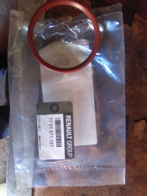 7701071157 Уплотнитель патрубка турбокомпресс (рез) RENAULT | Запчасти ...