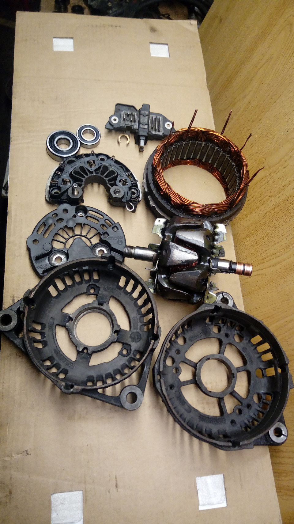 Ревизия и замена шкива "Гены — 120А" + натяжитель — Opel Vectra C, 2,2 ...