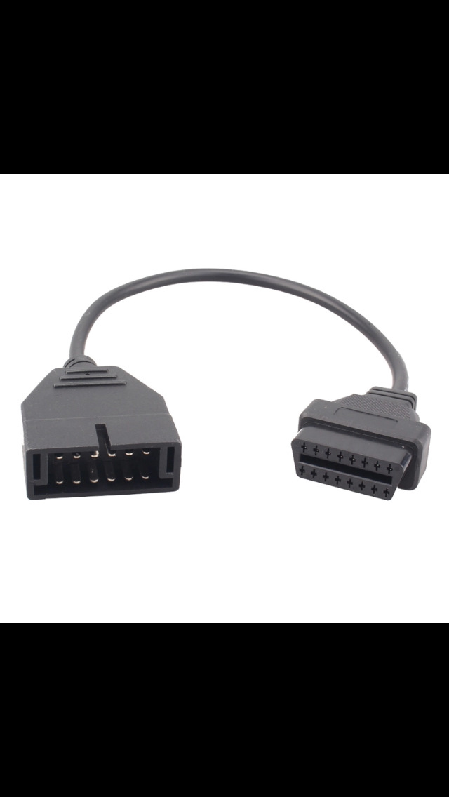 GM 12pin на obd1 obd2 переходник ELM327 — Lada 21120, 1,5 л, 2004 года ...