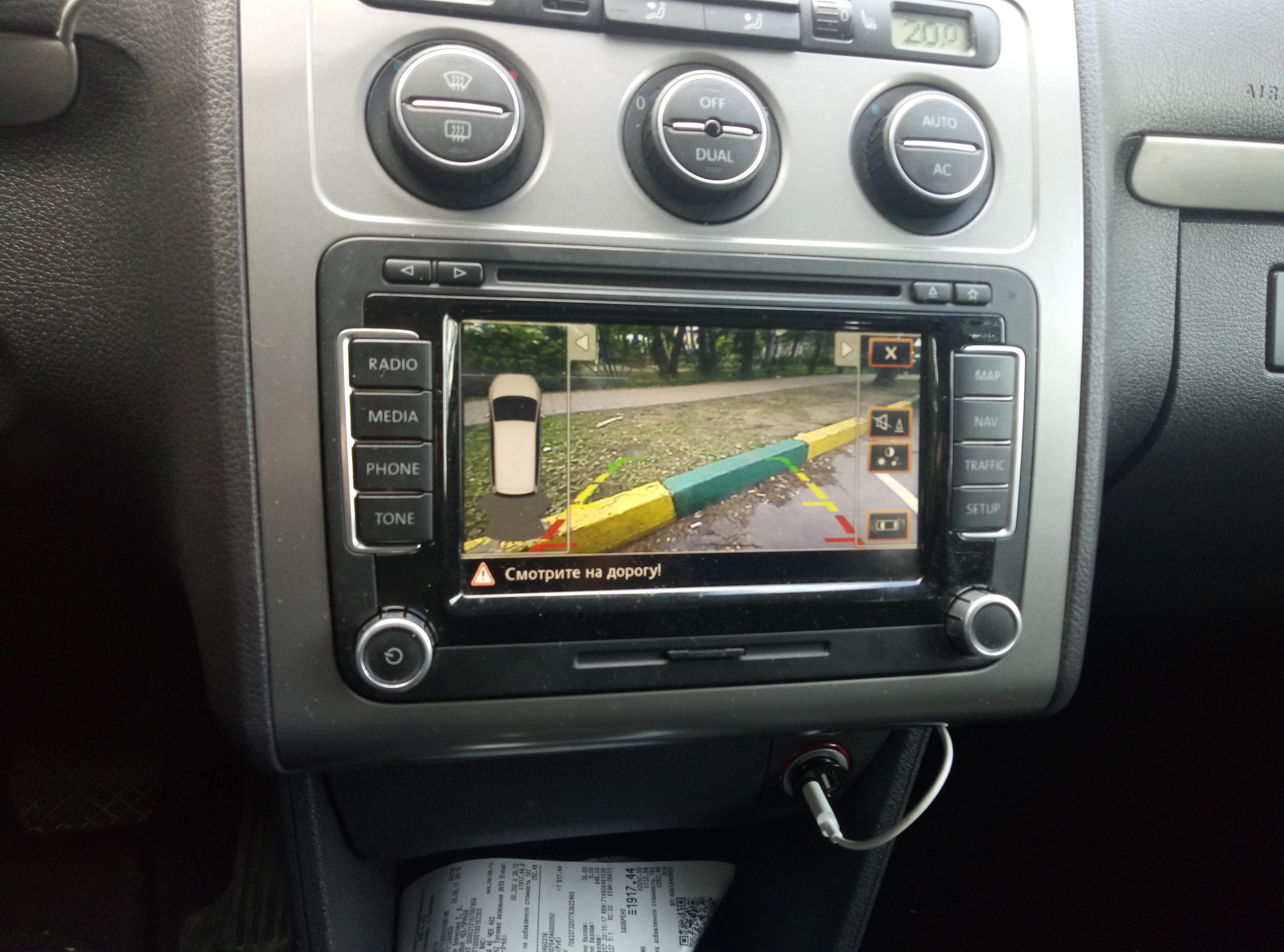 Подключил не штатную камеру к rns-510 — Volkswagen Touran (1G), 2 л ...