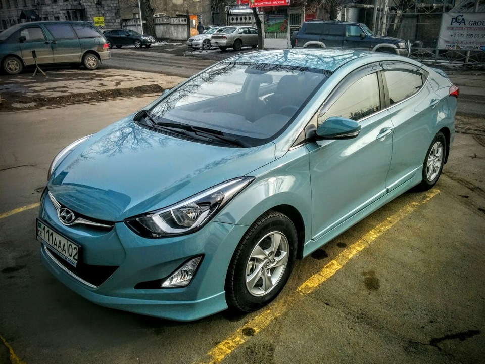 Заказал обвес TUIX Mobis доресталинг — Hyundai Elantra (5G), 1,6 л, 2014 года | тюнинг | DRIVE2