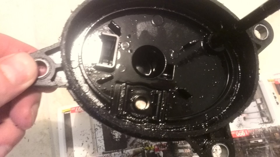 Вскрытие топливного фильтра Mann WK12001 — Citroen C5 (2G), 2,2 л, 2010 ...