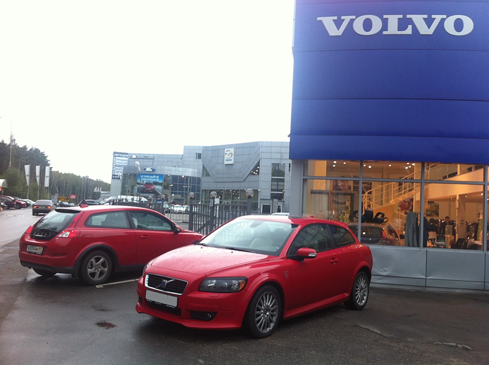 Volvo C30). — Volvo C30, 2,4 л, 2007 года | фотография | DRIVE2